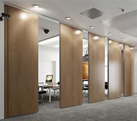 China T6 aluminum Foldable Partition Wall Yellow Mdf Surface For School for sale