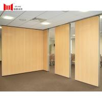 China 95mm Mdf Decorative Partition Wall Aluminum Frame Movable Operable for sale