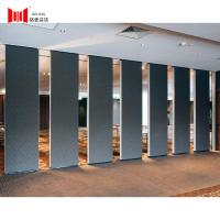 China 95mm Blue Fabric Acoustic Modular Partition Wall For Office Meeting Room for sale
