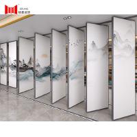 China 4m High Soundproof Foldable Partition Wall For Exhibition Hall for sale