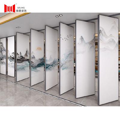 China 4m High Soundproof Foldable Partition Wall For Exhibition Hall for sale