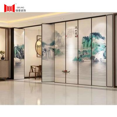 China 3.5m High Paint Surface Soundproof Movable Partition Wall For Hotel Hall for sale