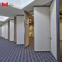 China ODM White Fabric Acoustic Sliding Wall Divider Movable Partition Wall for sale