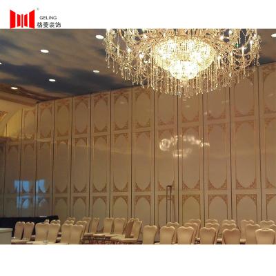 China 13m High Fabric Surface Operable Partition Wall For Hotel for sale