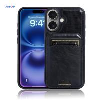 China Magnet Leather Phone Case Luxury Phone Cover With Card Holder for sale