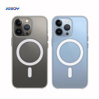 China Stylish Magsafe Phone Case Slim Mobile Phone Protective Covers Crystal Clear for sale