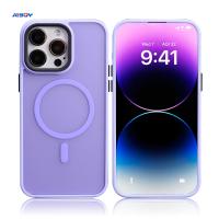 China Skin Friendly Magnet Phone Cases Trend Style Smartphone Protective Cases Shockproof for sale