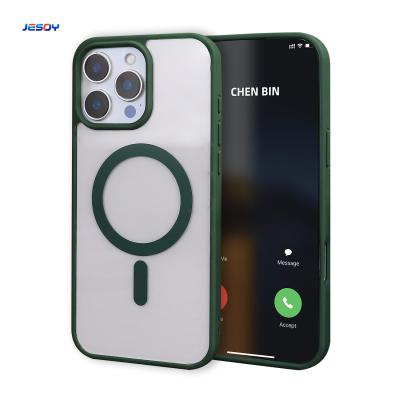 China Shockproof Transparent Phone Covers N52 Magsafe Clear Cases for sale