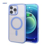 China Colourful TPU Magsafe iPhone Case Clear Cell Phone Covers Compatible With MagSafe for sale