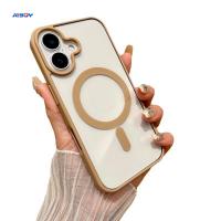 China Colourful Bumper Magsafe Phone Case Transparent Shockproof Phone Covers OEM For iPhone for sale