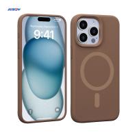 China Anti Fingerprint Silicone Phone Case N52 Mag Safe Phone Case For iPhoen 16 15 14 Pro Max for sale