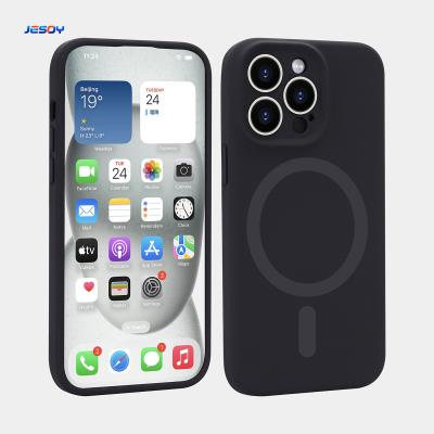 China Anti Slip iPhone Silicone Cover OEM / ODM Magnetic iPhone Case For iPhone 14 15 16 for sale