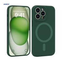 China Pink / Green Custom Silicone Covers Super Strong Magnet Phone Cover for sale