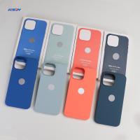 China Official Mobile Phone Cover Shockproof Liquid Silicone iPhone Case Soft Microfiber for sale