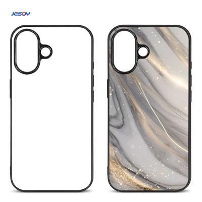 China White / Transparent 2D Sublimation Cover Lightweight Custom TPU Phone Cases For iPhone 16 ProMax for sale