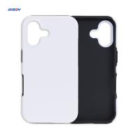 China Glossy 3D Sublimation Phone Case Vacuum Press 2 Layer Phone Case Lightweight for sale