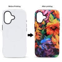 China 2 In 1 Mobile Phone Cover 3D Sublimation Mobile Phone Cases Customized For IPhone 16 for sale