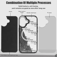 China Custom Brand High-quality Shockproof Metal Frame UV Printed With Velvet Magnetic Phone Case for iPhone 17 16 15 Pro Max for sale