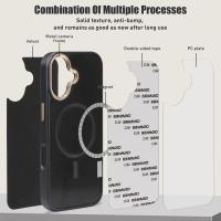 China Custom 3M Shockproof Magnetic Mobile Phone Case With Blank UV Printing And Sublimation Plate for iPhone 17 Pro Max for sale