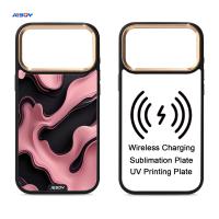China Custom 3M Shockproof Magnetic Mobile Phone Case With Blank UV Printing And Sublimation Plate for iPhone 17 Pro Max for sale