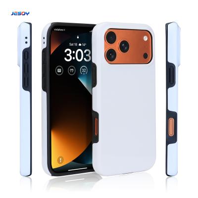 China Wholesale 2 in 1 MagSafe 3D Film Sublimation Blank Phone Case with 3M Shockproof Protection for sale