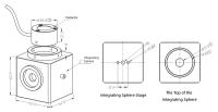 China 0.5Kg InGaAs Integrating Sphere Power Detector 800-1650nm 1uW 2W YIXIST YPM-8205-06-U for sale