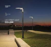 China Public Street Lighting Fixture 165LM/W IP66 Smart Sensor High Pole Warm Light for sale