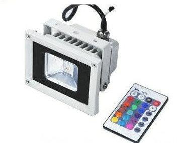 China 10W Environmental IP65 RGB Led Flood Light AC100 - 240V, 50 / 60 HZ for architecture field for sale