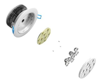 China Eco Friendly 9W Epistar LED Down Lighting, LED Ceiling Lamp with CE, RoHS, CCC Approval for sale