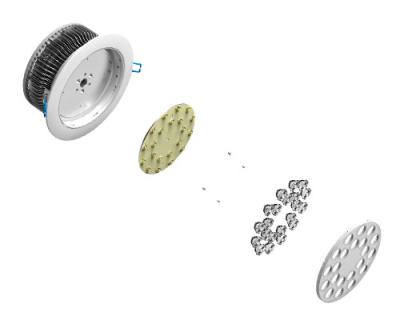 China Energy Saving AC 85 - 265V, 21W, 1890LM Epistar LED Downlights / LED Ceiling Lamp for sale