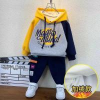 China Stylish Colorblocked Boy'S Padded Suit Primary Children'S Clothing For Outdoor Activities for sale