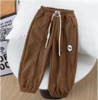 China Elastic Waistband Kids Corduroy Pants for sale