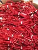 China Copper Core 3.0mm Fishnet 3 In One Data Cable Fast Data Transfer Cable Nylon Braided for sale