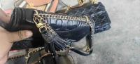 China Practical Interiors Second Hand Luxury Bags Preloved Handbags With Zippered Pockets for sale