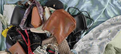 China Environmentally Sustainable Chic Faux Leather 2nd Hand Bag for sale