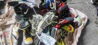 China Fall Winter Leather Suede Mesh Used Mens Basketball Sneakers for sale