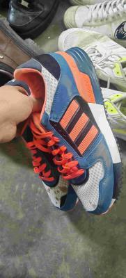 China Nylon Polyester Used Branded Shoes Cheap Used Basketball Shoes Flat Heel for sale