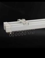 China Width 20mm Monorail Aluminum Alloy Ceiling Curtain Track 55'' for sale