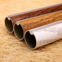 China Screws Anchors Smooth Sliding Curtain Rail Track Roman Curtain Rod 3m 4m 5m for sale