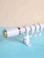 China Wall Mounted Aluminum Alloy Roman Rod Curtain Track System OEM ODM for sale