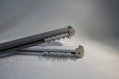 China 1mm Polishing Straight Curtain Rail Track Wall Mount 0.6kg for sale
