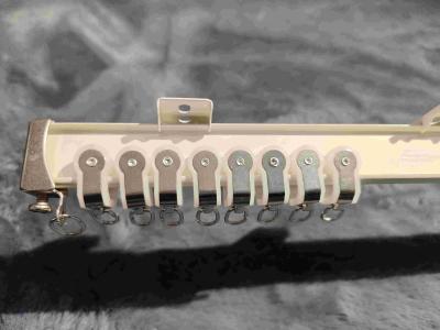China Flexible Curtain Rail Track Wall Mounted Ceiling RV Aluminum White for sale