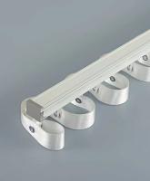 China Embedded Invisible Curtain Track Balcony Bedroom Type Exposed Type Snake Curtain for sale