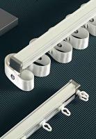 China Aluminum Alloy Waterwave Curtain Rail Track Thickened Silent S-Shaped for sale