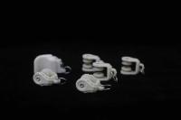 China Silent Wheel Curtain Track Roller Double Wheel Carrier Hook Ball Pulley Slide Rail for sale