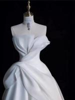 China Customizable Romantic White Evening Dress For Wedding for sale