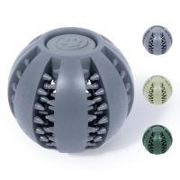 China Playing Dog Toys Silicone Ball for Interactive Teeth Cleaning and Leak Food Dispensing for sale