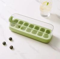 China Ice Cube Making 7-Hole 14-Hole and 21-Hole Pressing Ice Box Silicone Ice Making Model for sale
