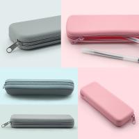 China Logo Welcome Customization Student Silicone Storage Bag for Organizing Pens and Tools for sale