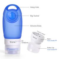 China 60M Volume Personal Care Industrial Leak Proof Silicone Travel Bottle Set TB02 Kit for sale